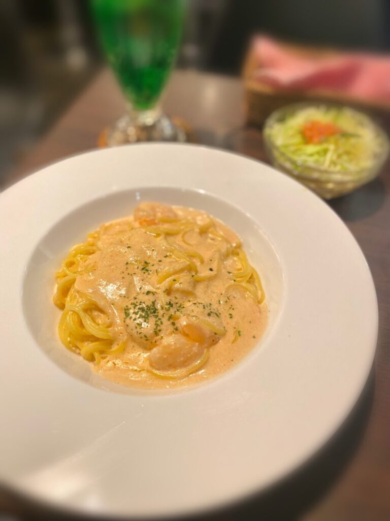 長野市【 Cafe de Rina ( カフェド リナ ) 】長野駅前 駅ビル穴場カフェ もっちり生パスタ - れおくんグルメ